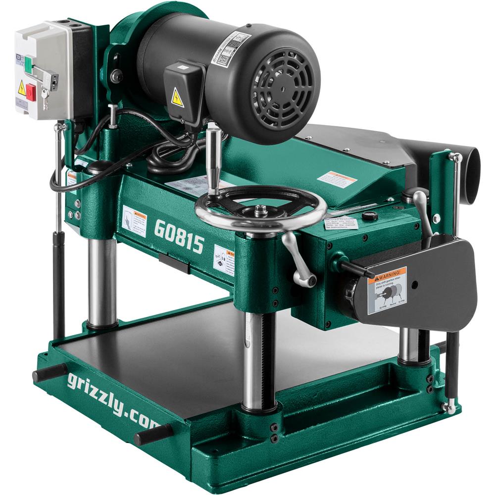 Grizzly G0815 - 15" 3 HP Heavy-Duty Planer - Grizzly Industrial, Inc.