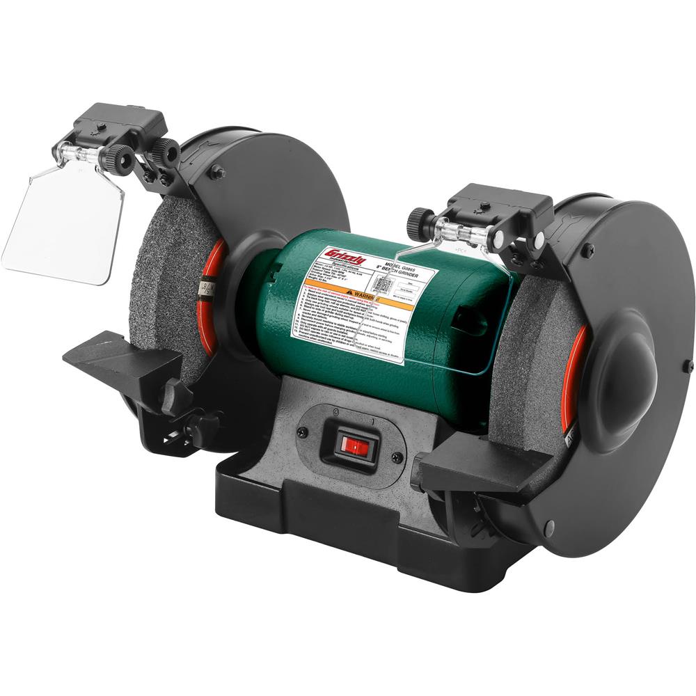 8" Bench Grinder with LED Lights - Grizzly Industrial, Inc.