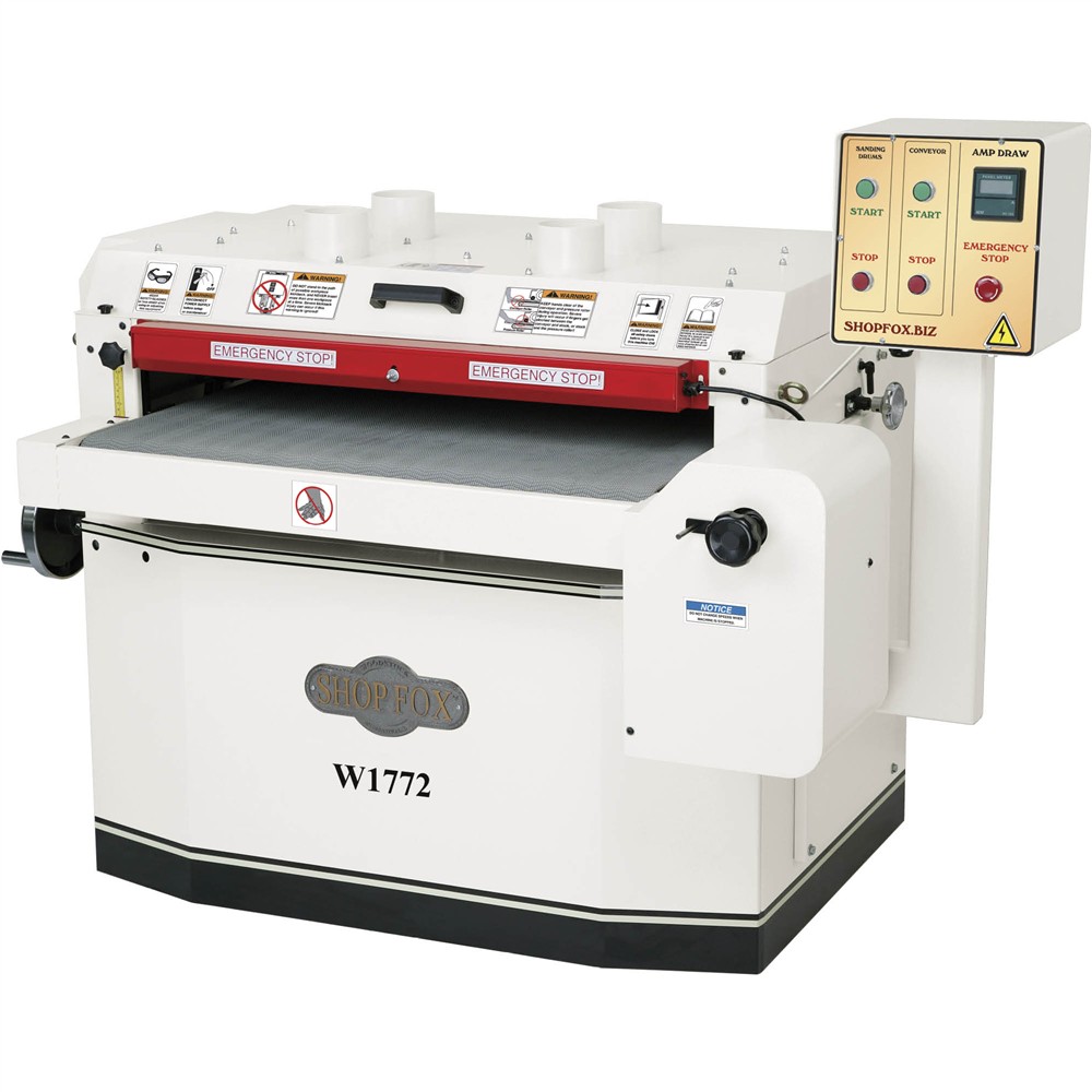 Shop fox 12 drum sander store
