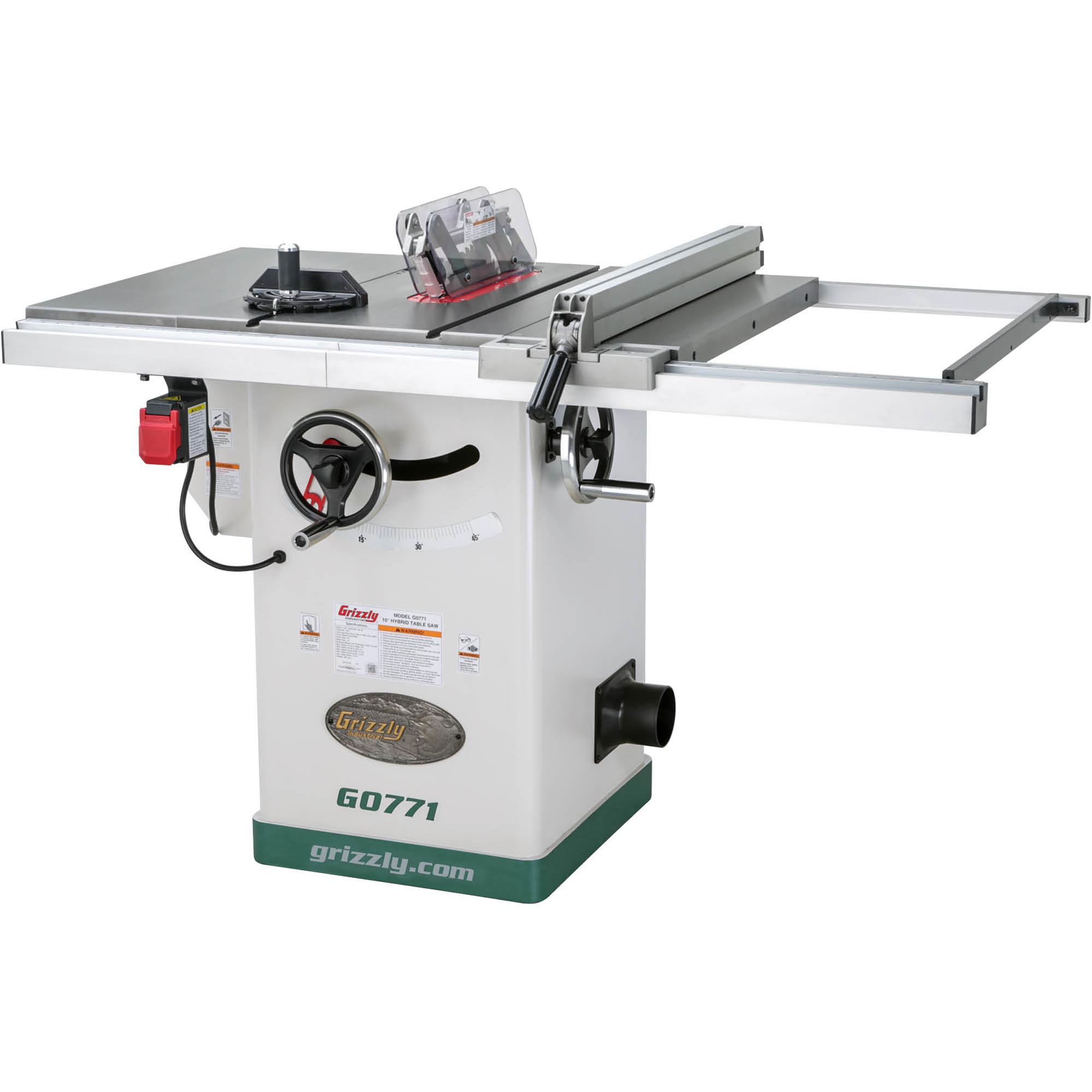 10" Hybrid Table Saw - Grizzly Industrial
