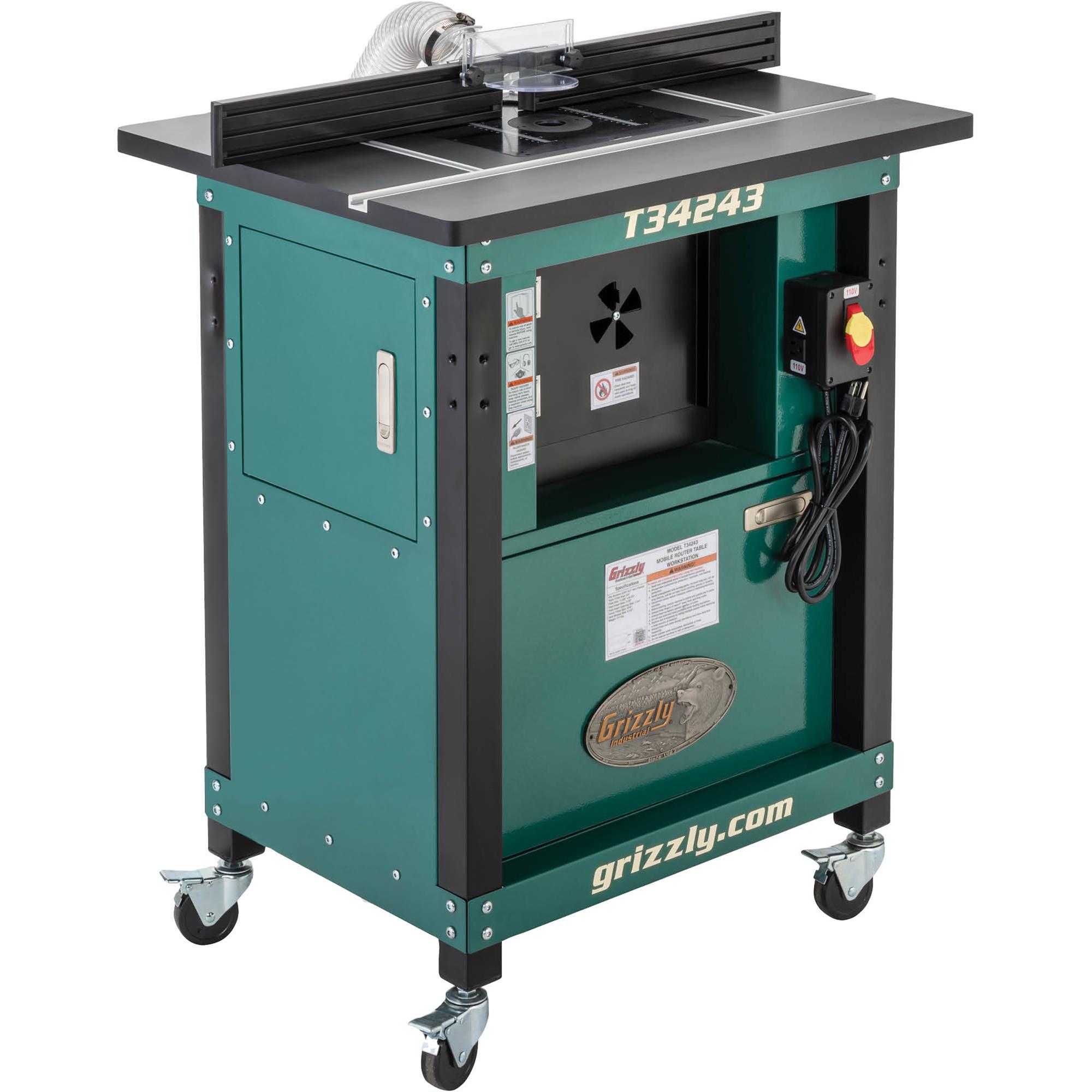 Mobile Router Table Workstation - Grizzly Industrial, Inc.