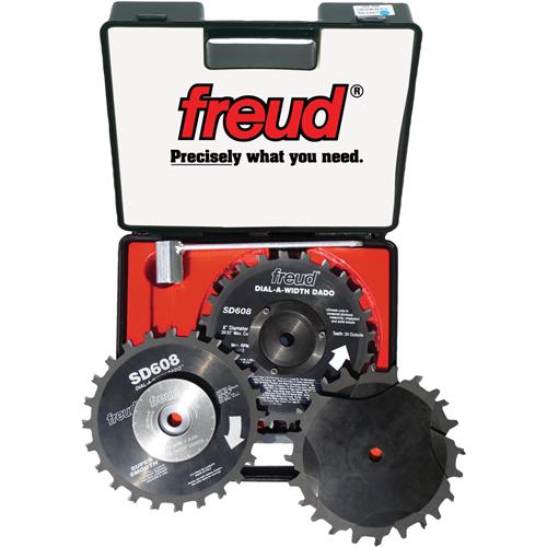 Freud T33808 - 8" Dial-A-Width Stack Dado - Grizzly Industrial, Inc.